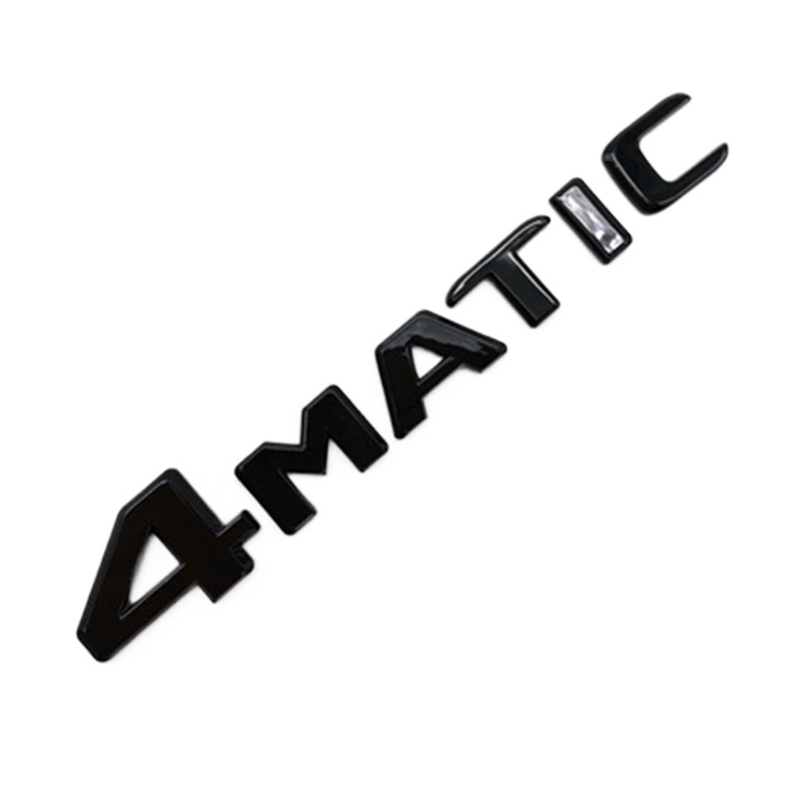 ZWQ 3D ABS 4 MATIC Logo 4matic Emblem Letters Car Trunk Badge ...