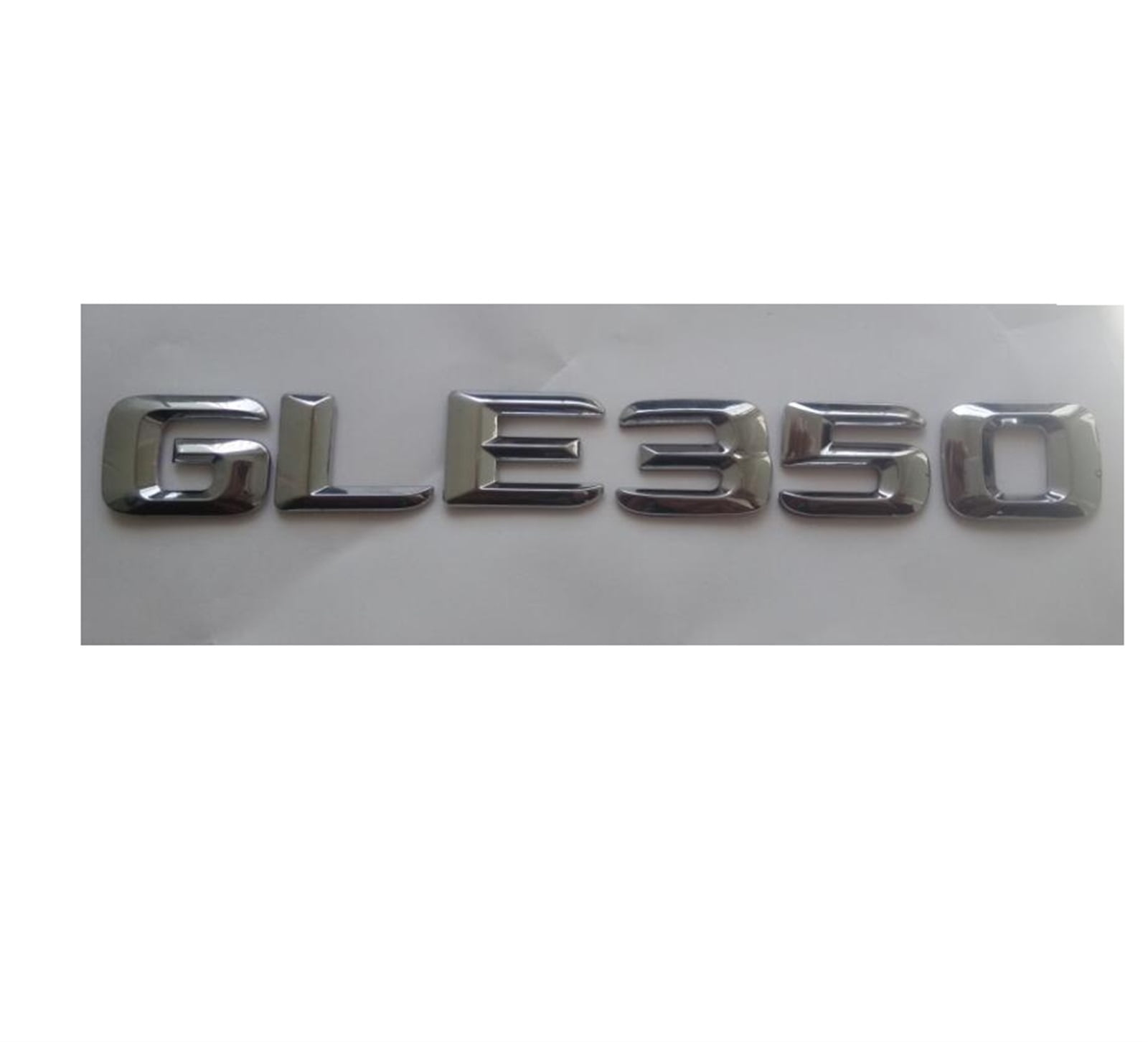 ZWQ Chrome 3D ABS Plastic Car Trunk Rear Letters Words Badge Emblem ...