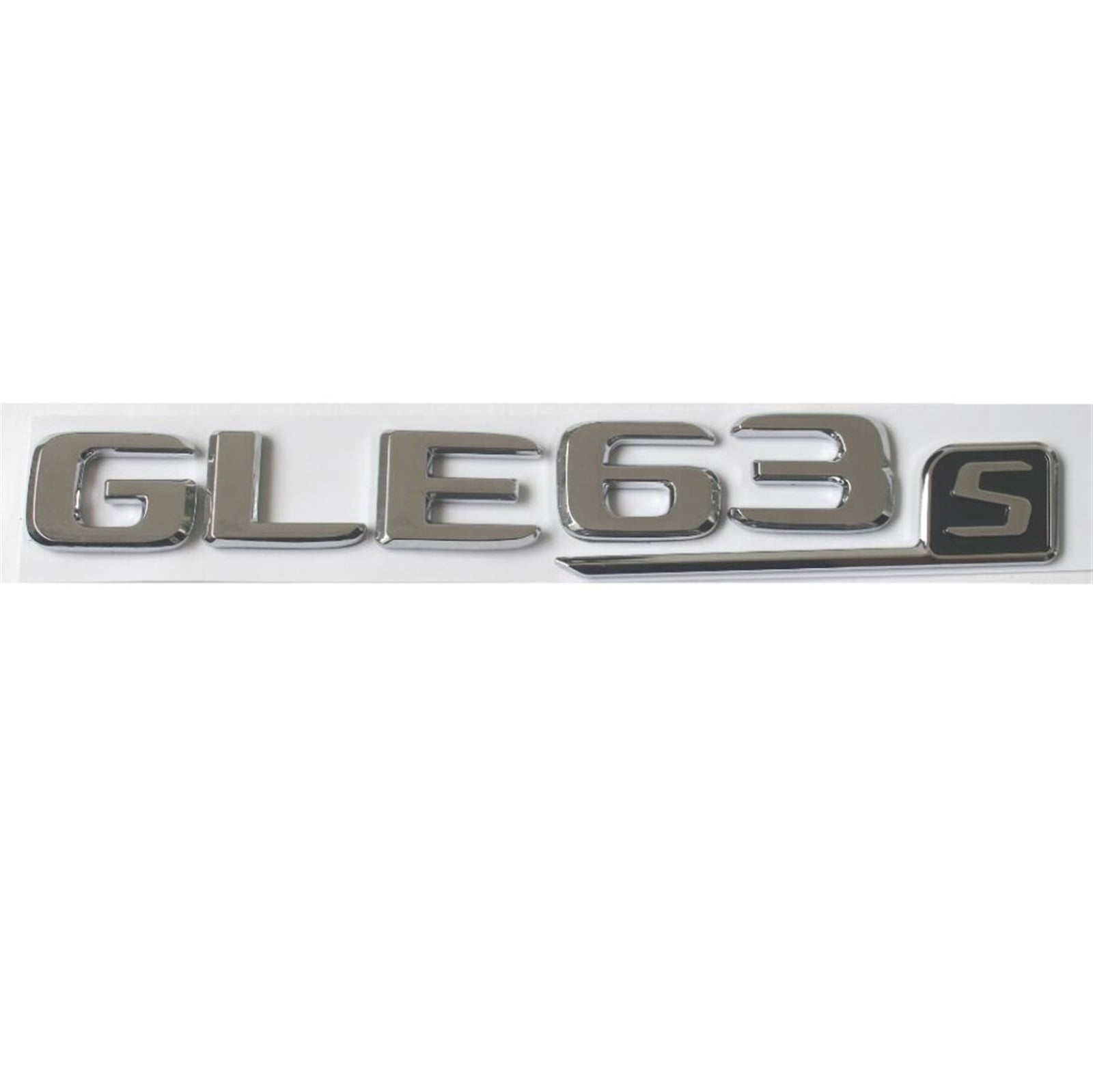 ZWQ Chrome ABS Rear Trunk Letters Badge Badges Emblem Emblems Sticker ...