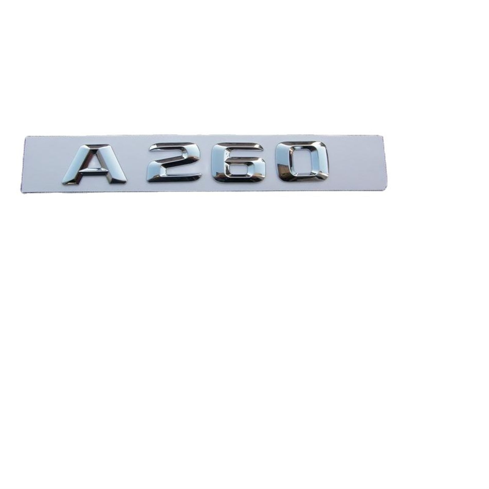 ZWQ Chrome Plastic Car Trunk Rear Letters Badge Emblem Decal Sticker ...