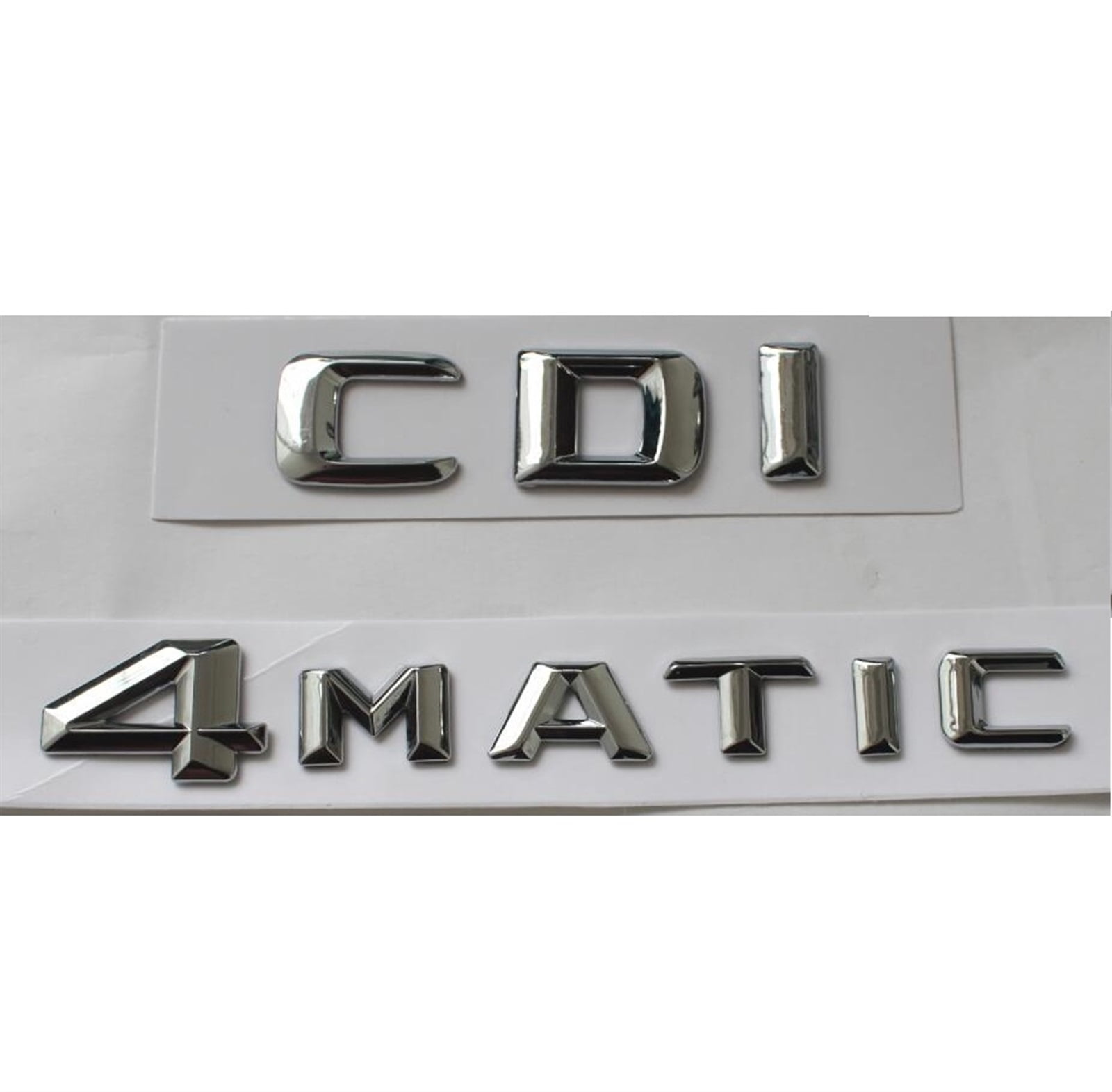 ZWQ Chrome " CDI 4MATIC " Car Trunk Rear Letters Letter Words Badge ...