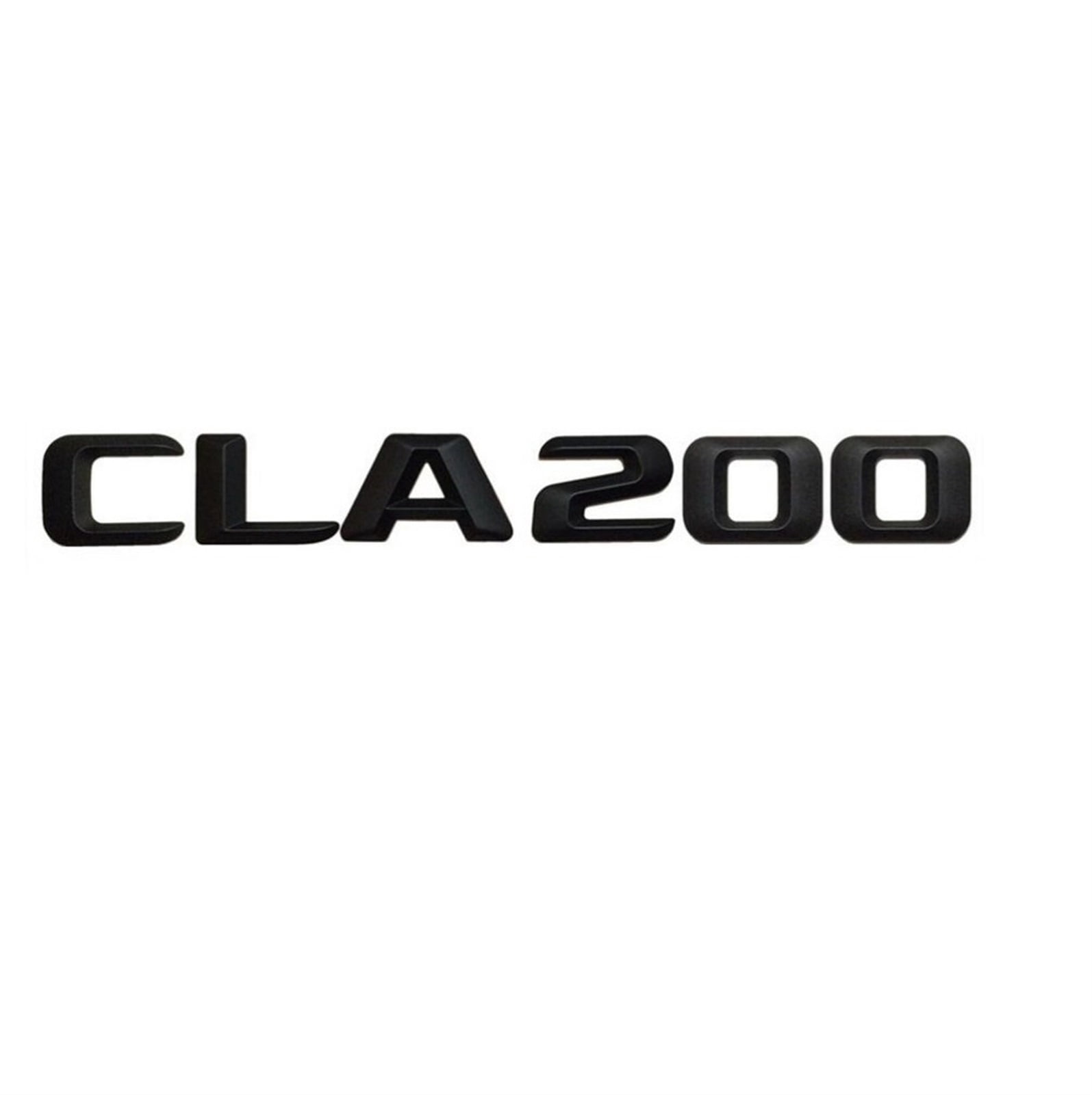 ZWQ Matt Black " CLA 200 " Car Trunk Rear Letters Word Badge Emblem ...