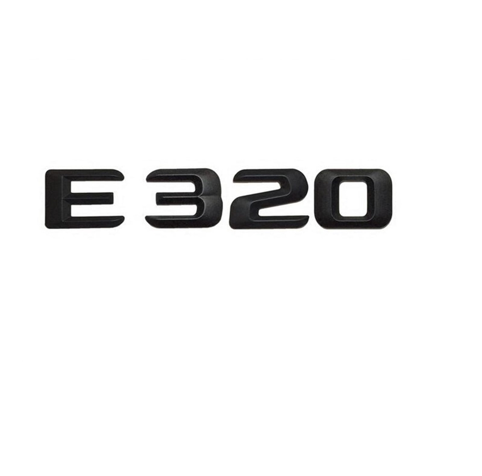 ZWQ Matt Black " E 320 " Car Trunk Rear Letters Word Badge Emblem ...