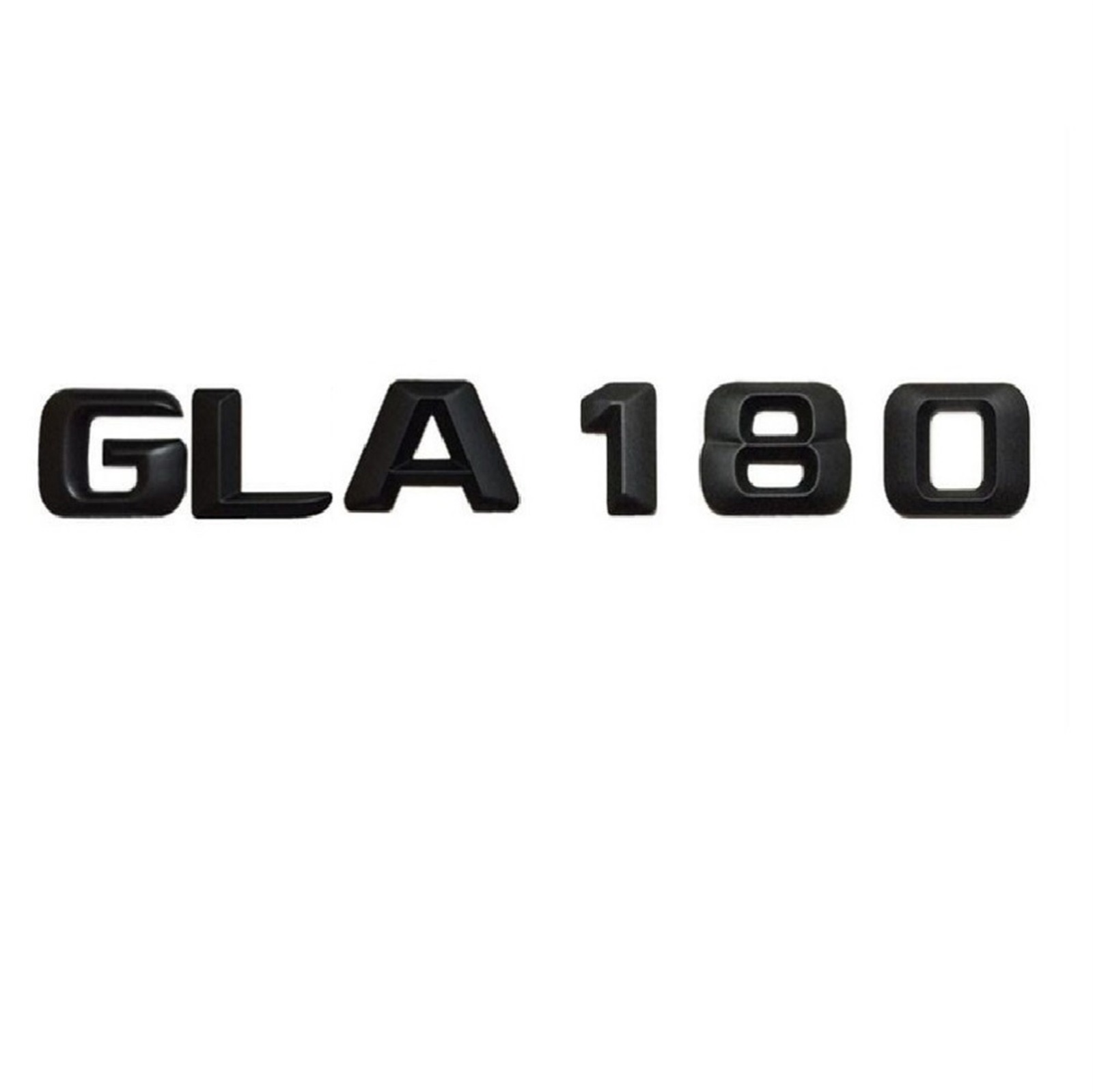ZWQ Matt Black " GLA 180 " Car Trunk Rear Letters Words Number Badge ...
