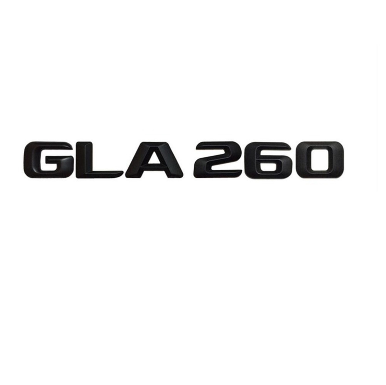 ZWQ Matt Black " GLA 260" Car Trunk Rear Letters Word Badge Emblem ...