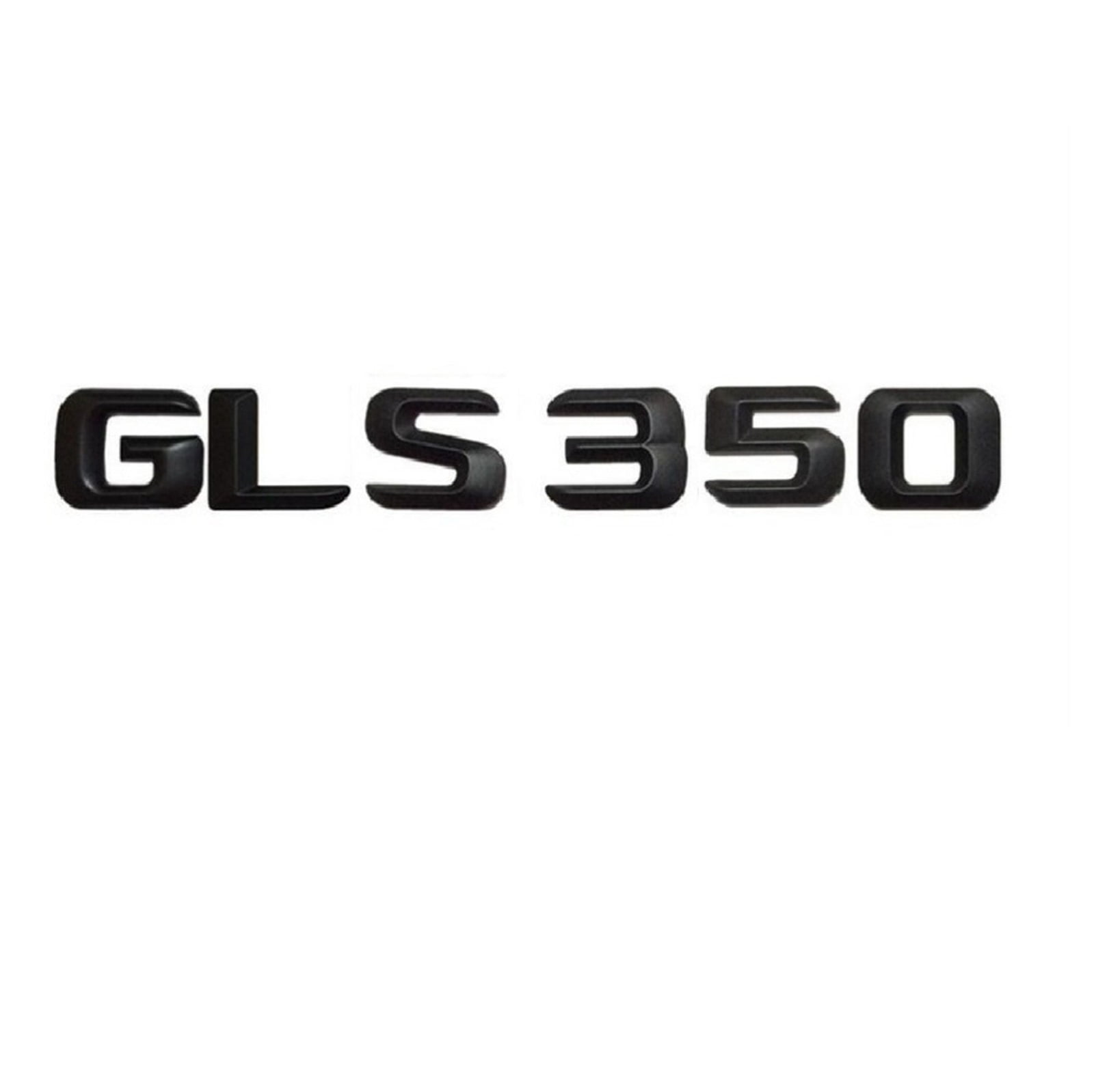 ZWQ Matt Black " GLS 350 " Trunk Rear Number Letters Words Badge Emblem ...