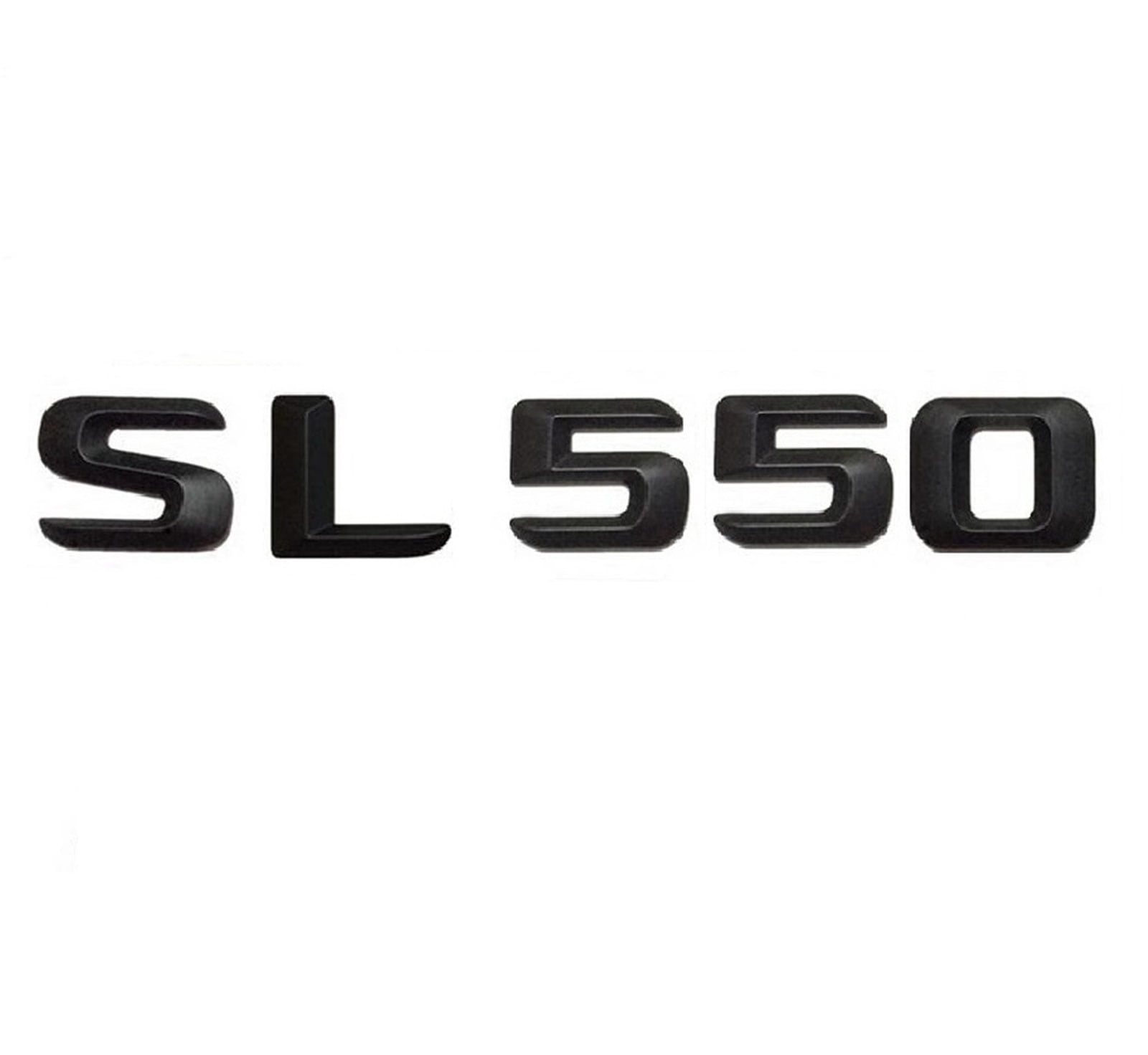 ZWQ Matt Black " SL 550 " Car Trunk Rear Letters Words Number Badge ...