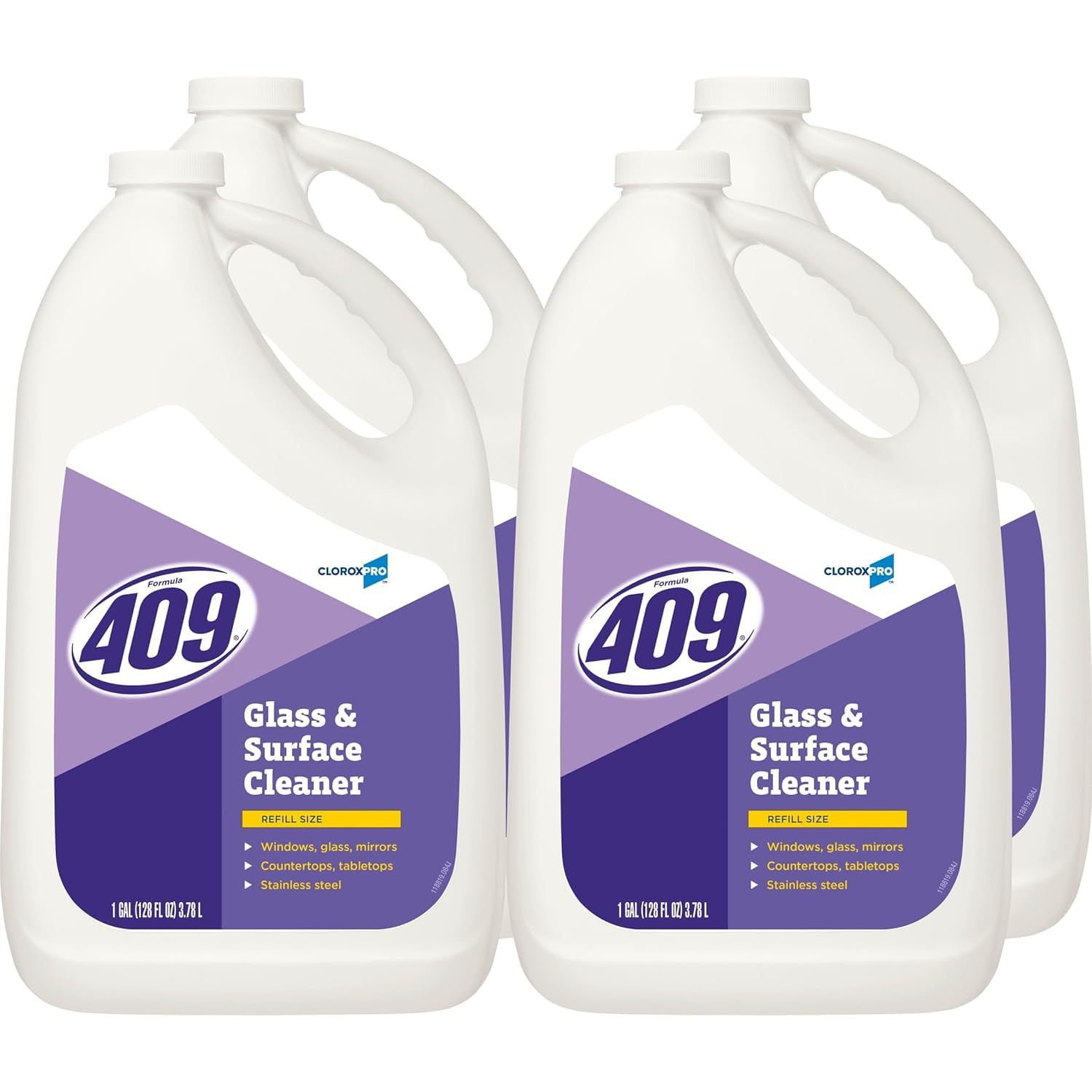 ZWRFPro Formula 409 Glass & Surface Cleaner Refill, 128 Ounces, Pack of ...