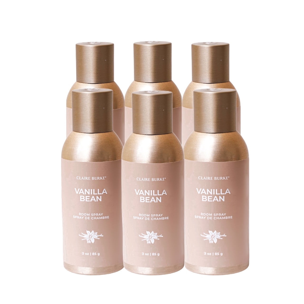 Claire Burke Vanilla Bean Home Spray 6pk - Walmart.com