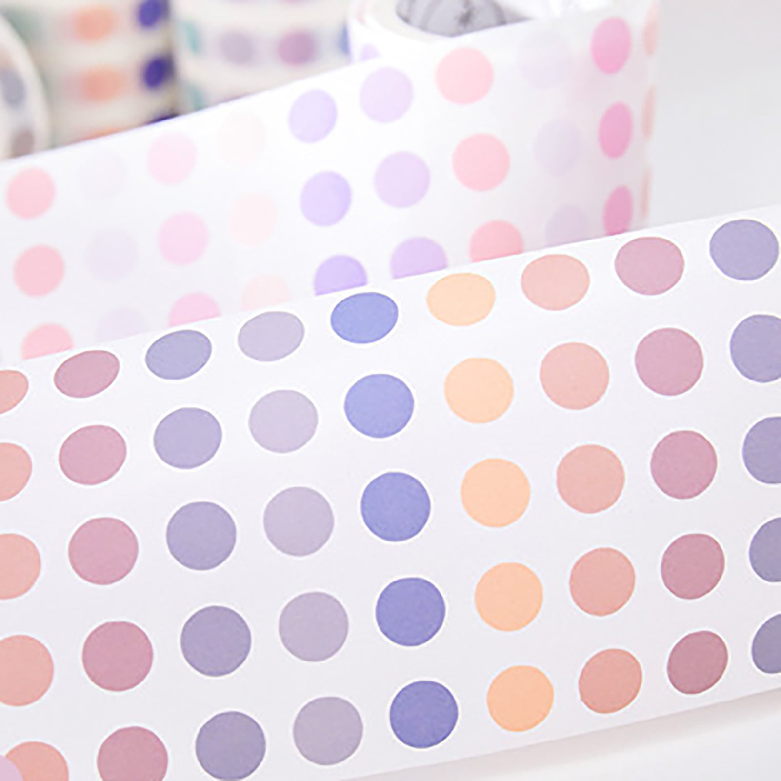 ZX 60mm 3m Length Dot Stickers Tape Round Coding Labels Tape for ...