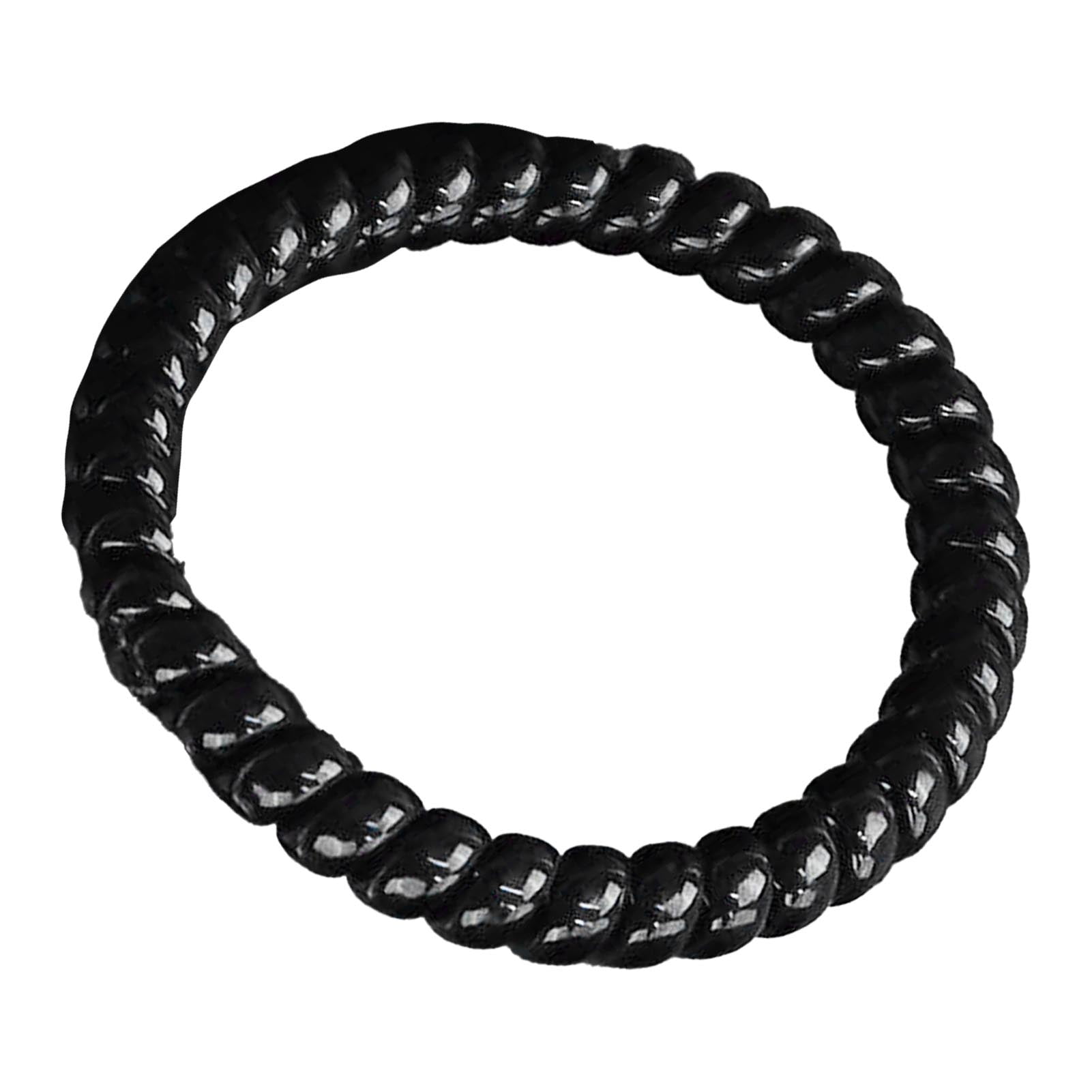 ZX Elastic Coil Hair Ties Phone Cord Shaped High Elasticity Prevent ...