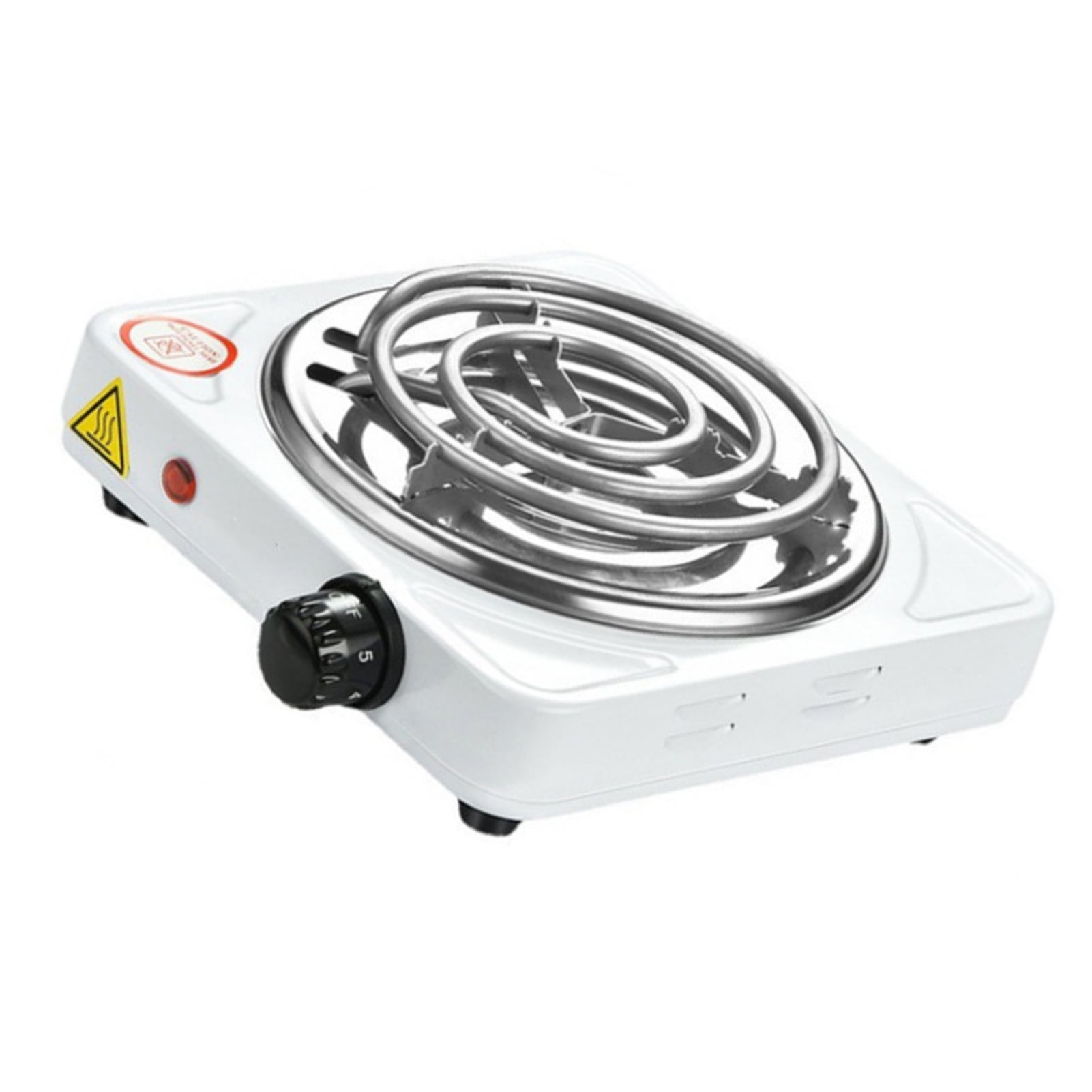 ZX Electric Single Burner 1000W Coil Cooktop White Overheat Protection ...