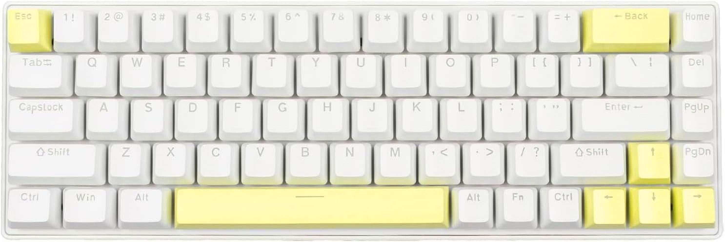 ZX Gaming Keyboard, Plug and Play 68 Keys Computer Keyboard N Key ...