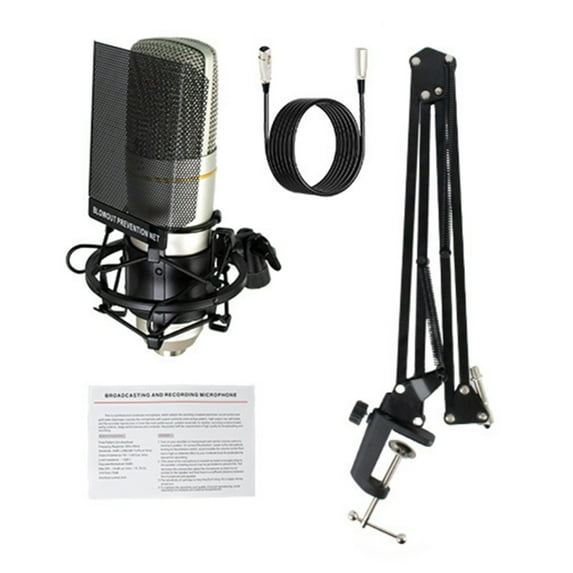 ZX89 Microphone Sound Card Computer Live Broadcast Microphone Large ...