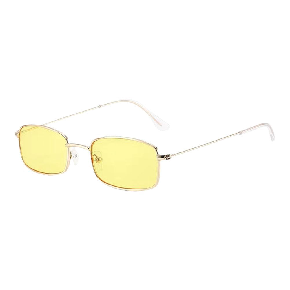 ZXCVWWE Vintage Small Rectangle Sunglasses Women Men Retro Summer ...