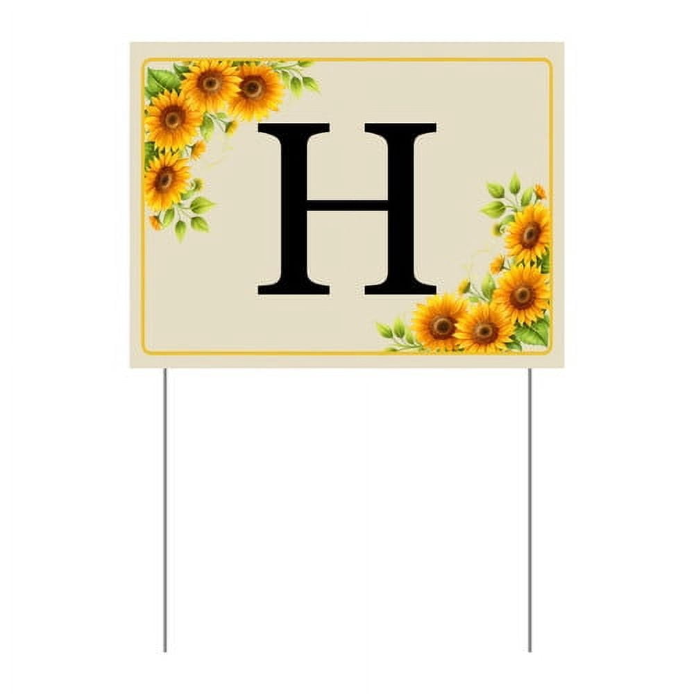 ZXCXRQFa Family Name Yard Sign For Outside, Last Name Signs, Monogram ...