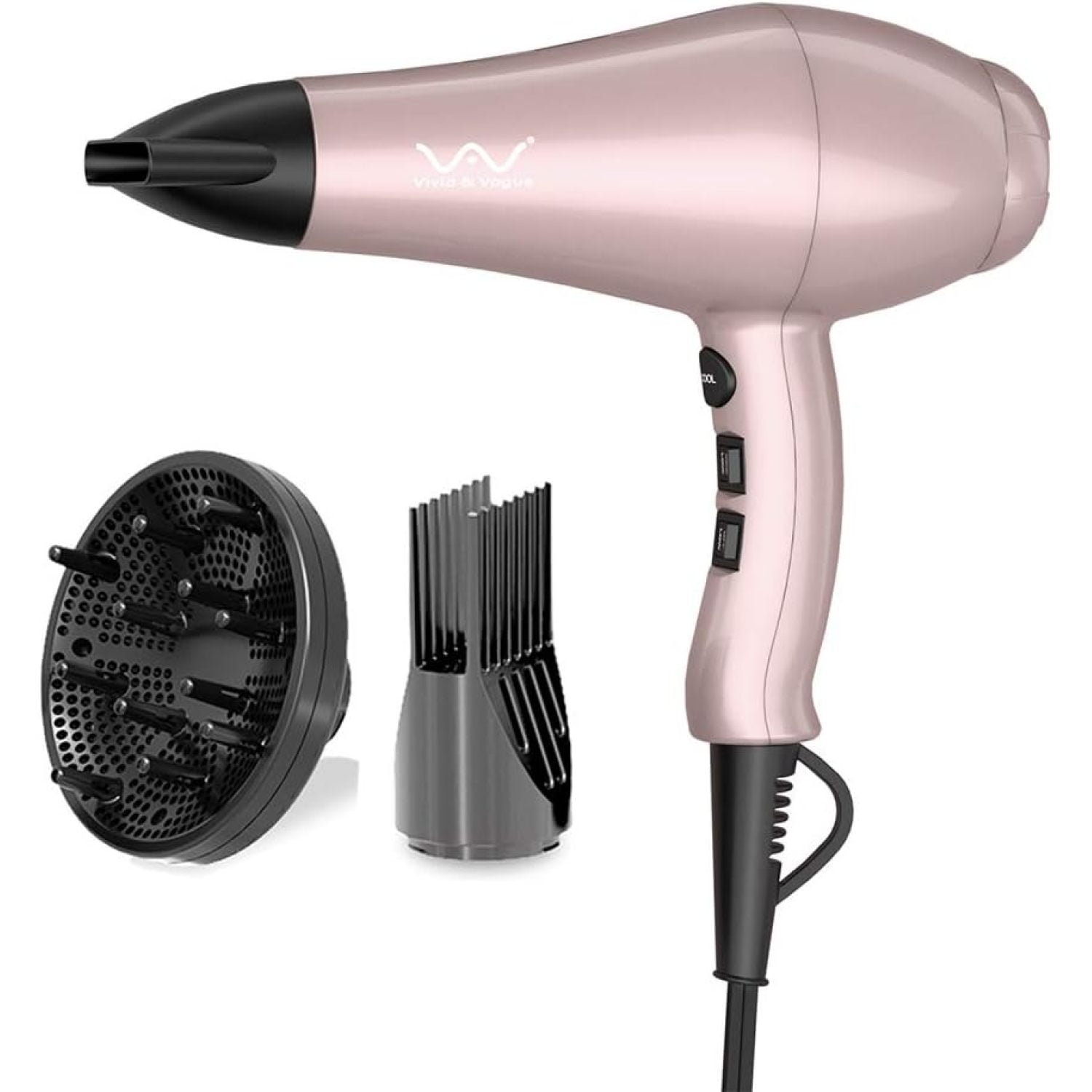 ZXFF Professional Hair Dryer Negative Ionic Blow Dryer 1875W Far ...