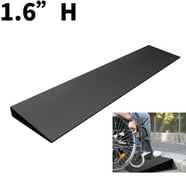 BENTISM Cuttable Threshold Ramp Rubber Wheelchair Ramp Solid 1.2" Rise ...