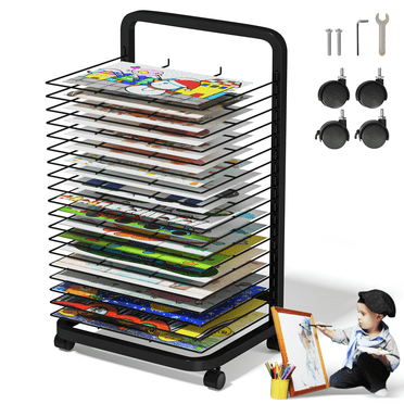 Stack-N-Dry Spring Loaded Drying Rack - Perfect for an Art Organizer ...