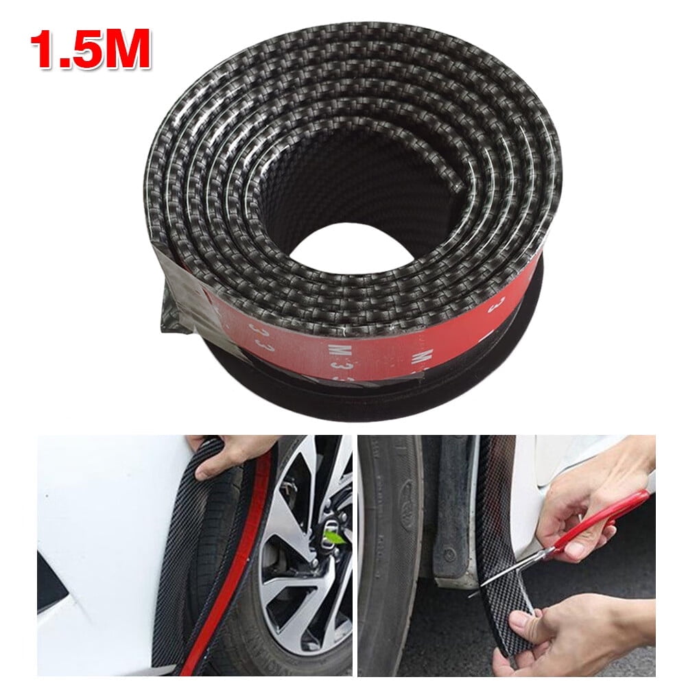2pcs 5ft Universal Fender Flares Protector Wheel Moulding Strip Stick ...