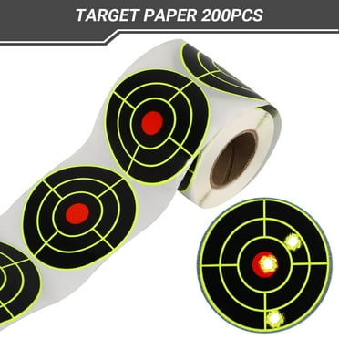 Champion Traps and Targets Fluorescent Orange/Green Bullseye ...