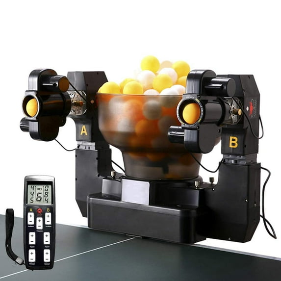 Table Tennis Robot Machine with 36 Different Spin Balls Ping Pong ...