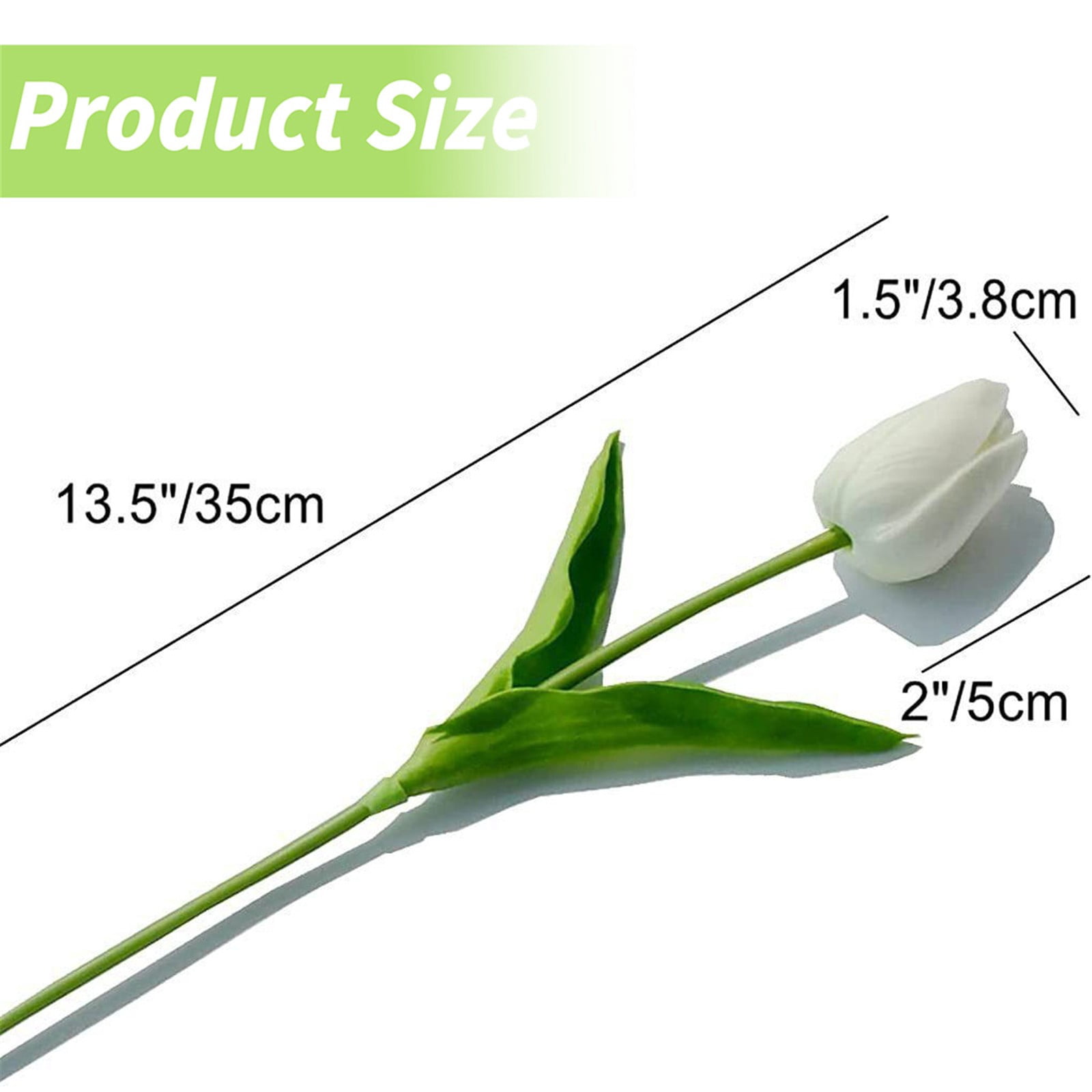 ZXNWN Big Deals! Artificial With Stems Faux Flowers Realistic Natural ...
