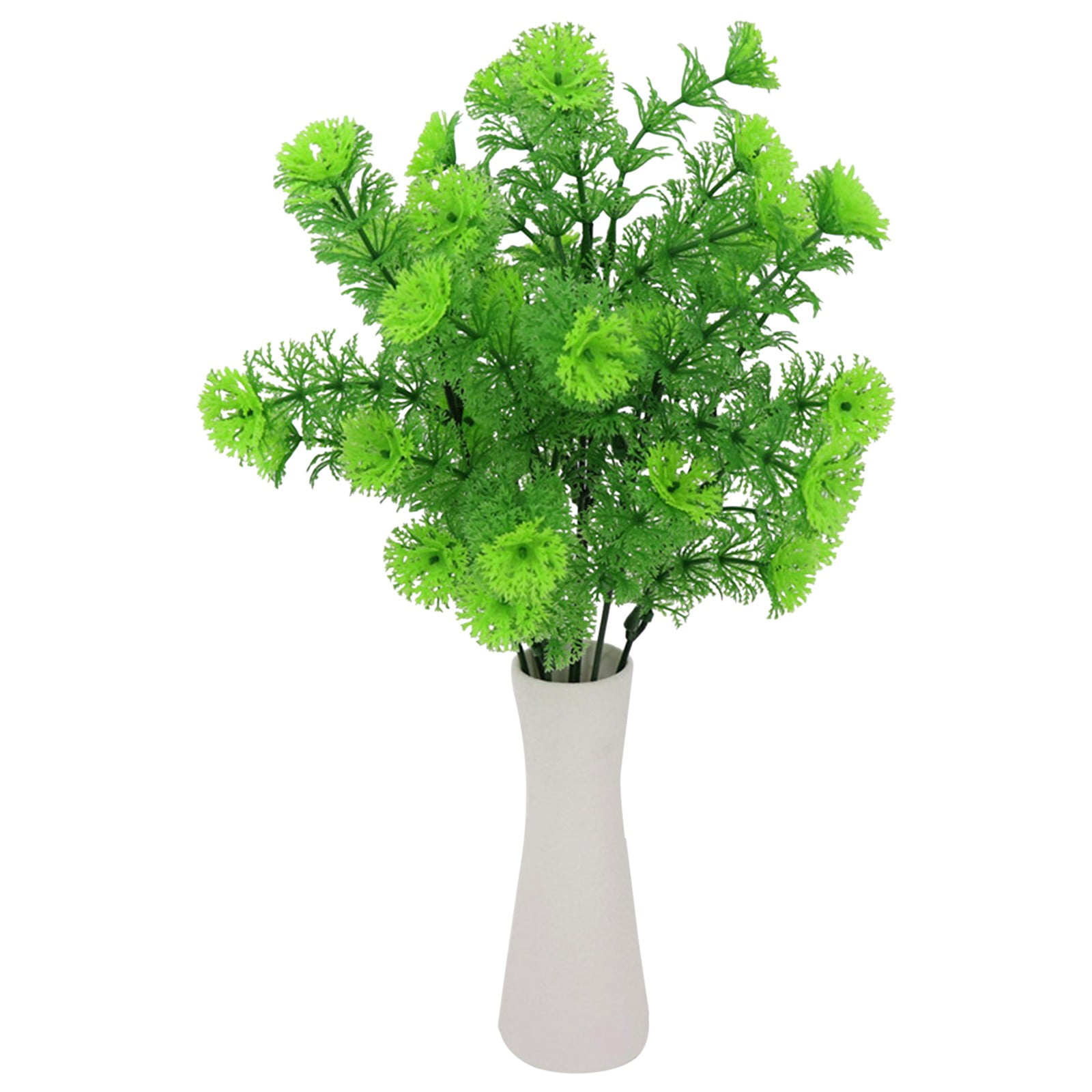 ZXNWN Clearance Sales Decor Faux Greenery Stems Green Decor Artificial ...