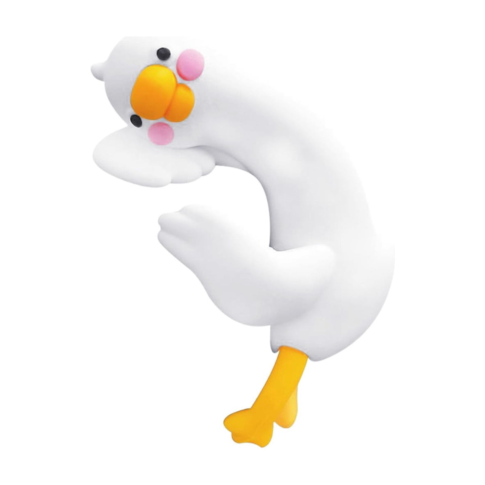ZXNWN Desktop Ornament Resin Goose Figurine Computer Monitor Decor,Cute ...
