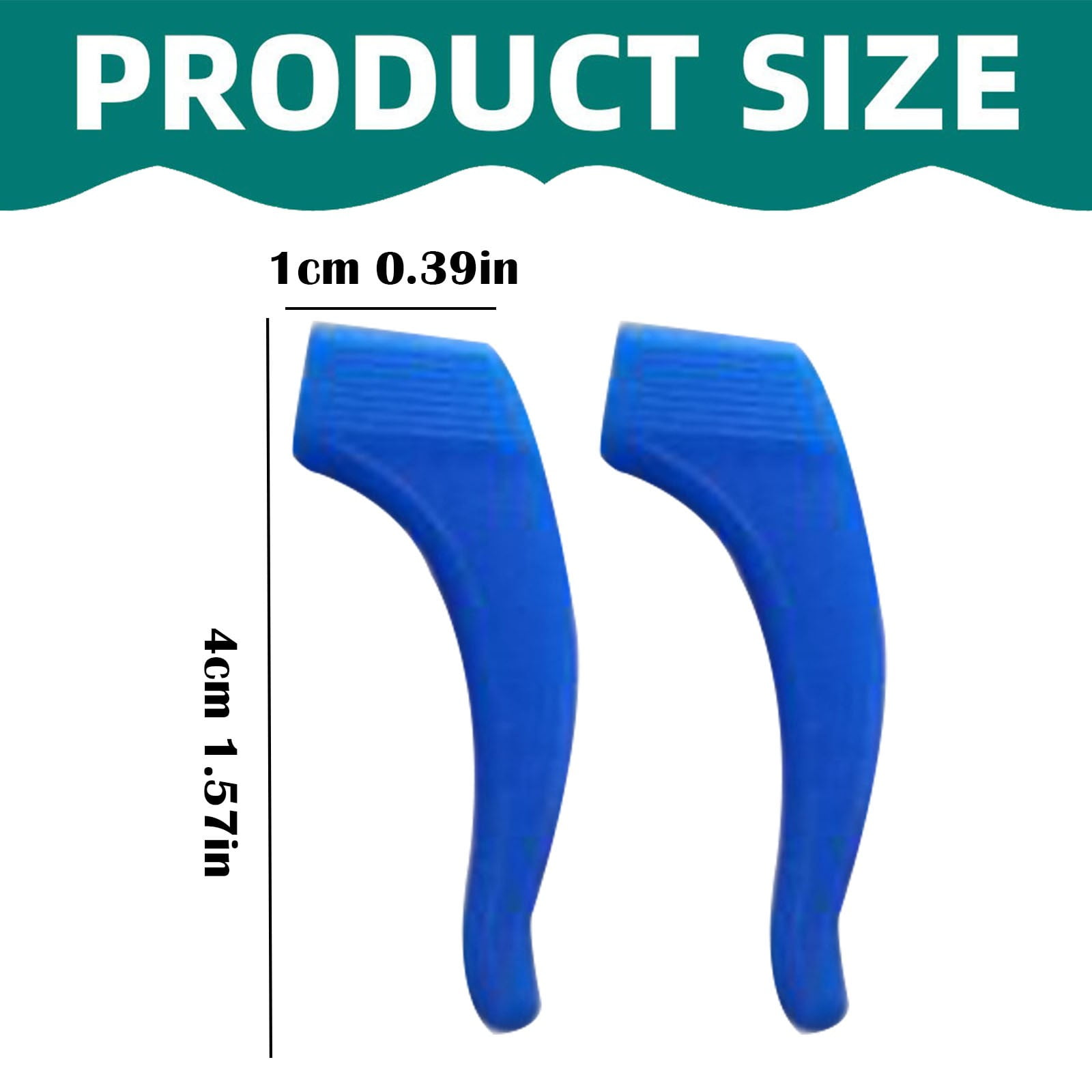 ZXNWN Hot Sale Glasses Temple Tips Ear Hooks for Earbuds Boots Round ...