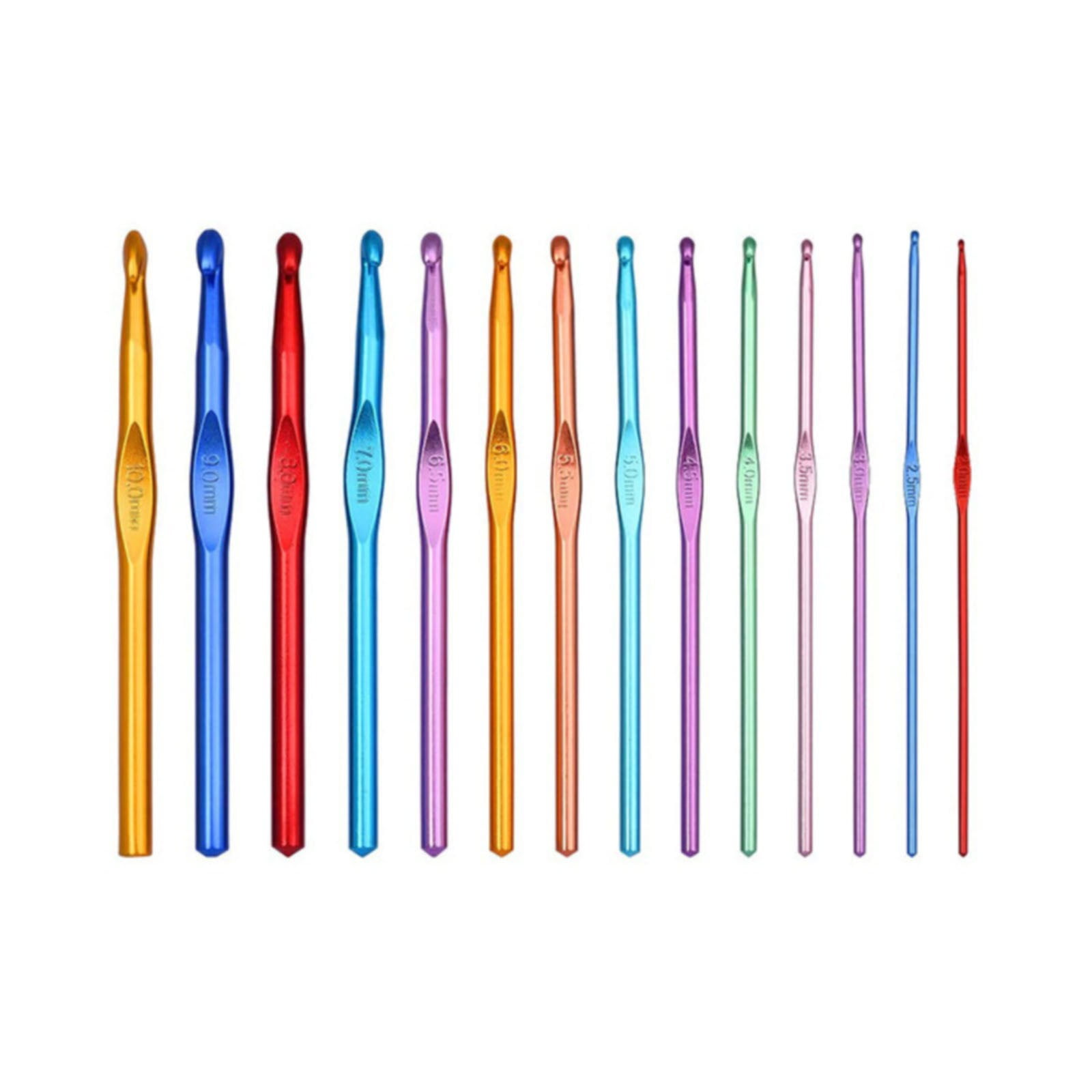ZXNWN Needle and Thread Kit Clearance! Crochet Hooks Set Aluminum ...