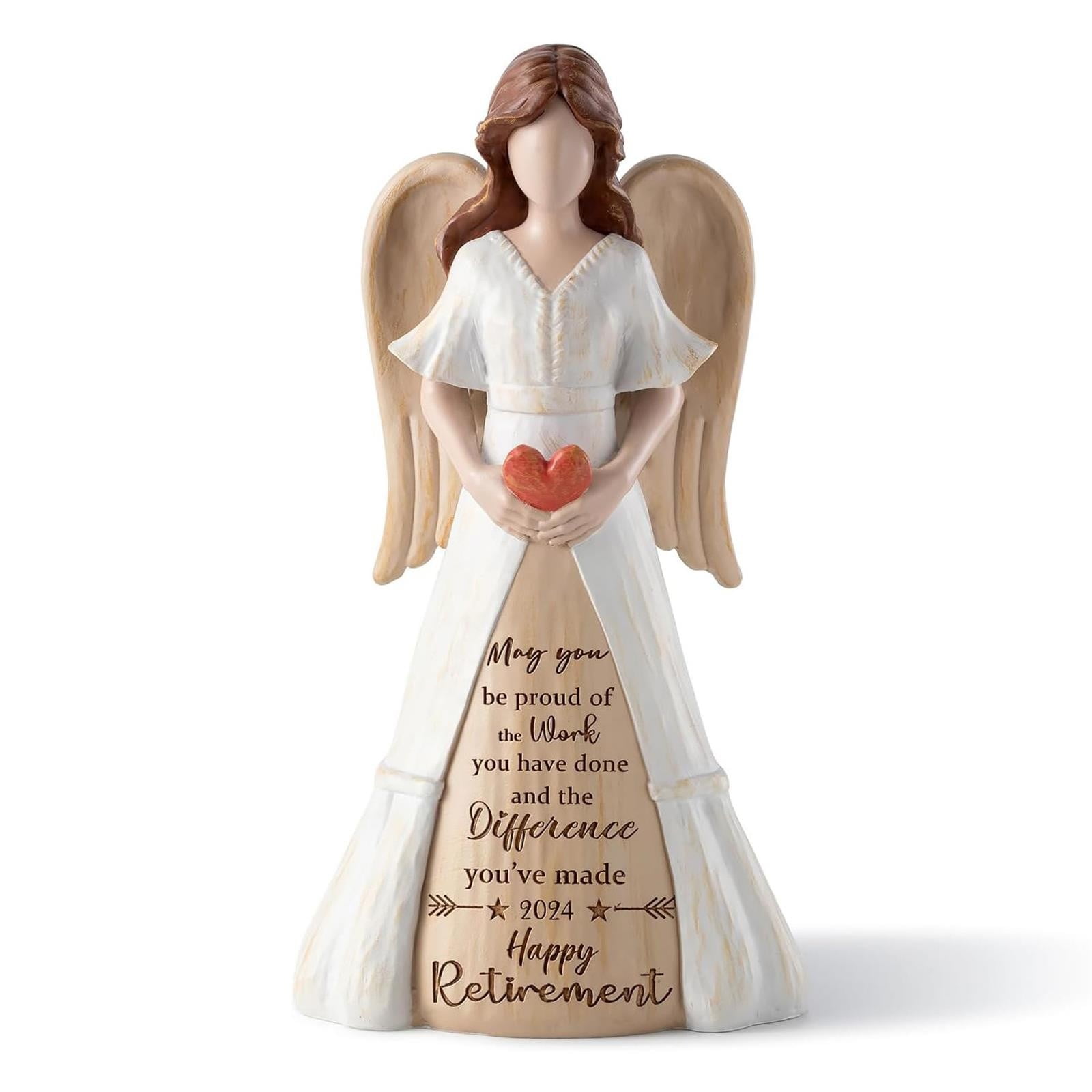 ZXNWN Promotion! Desk Decor Angel sculpture holding a heart Retirement ...
