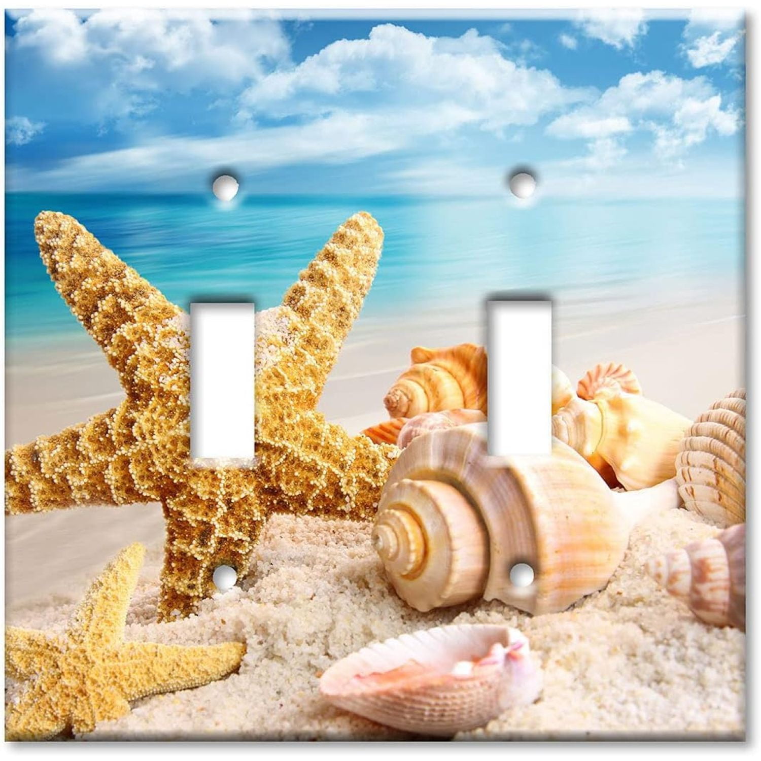 ZXXP - OVERSIZED Metal Switch Plate - OVER SIZE Wall Plate - Double ...