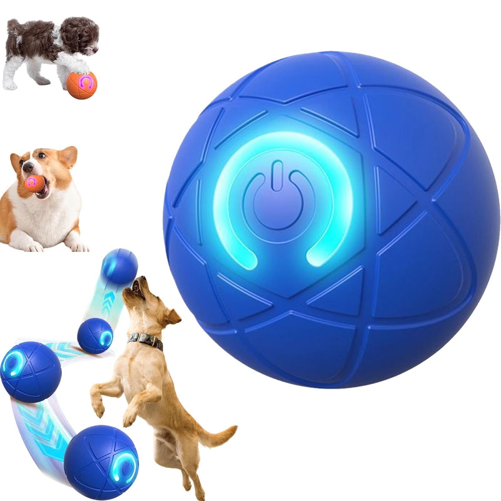 ZXY Dog Ball, Smart Jumping Ball for Dogs, Alizure Dog Balls, Dura Spin ...