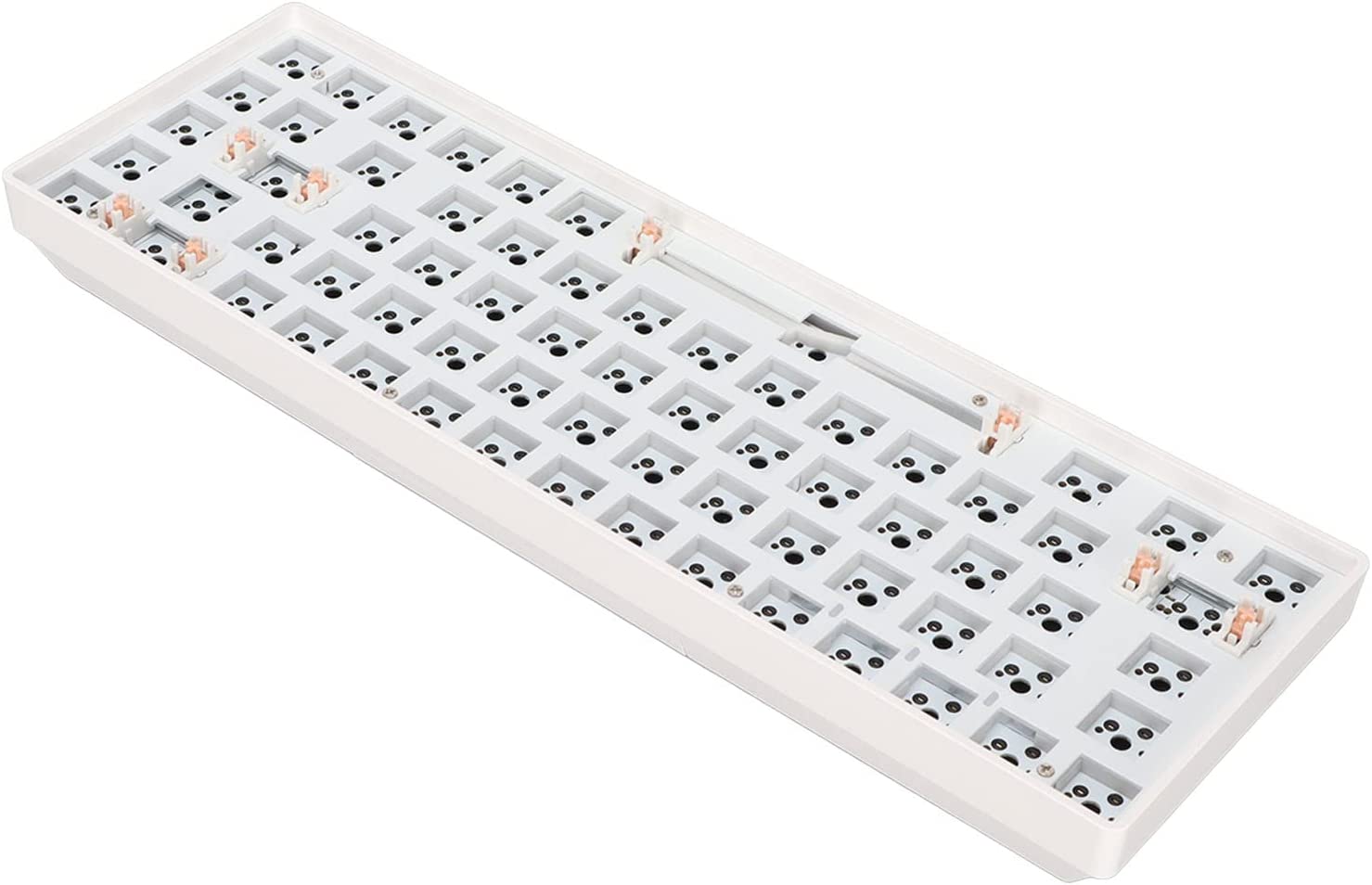 ZY65% Custom Gaming Keyboard, 64 Keys Wireless 2.4GBT 5.0 Modular DIY ...