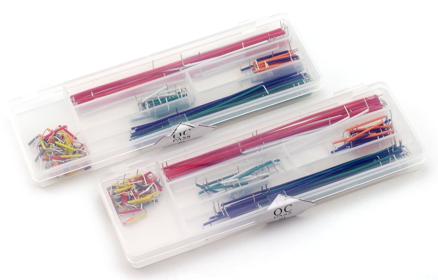 ZYAMY 2-Box Breadboard Jumper SSF20 Wire 14 Sizes Solderless Flexible ...