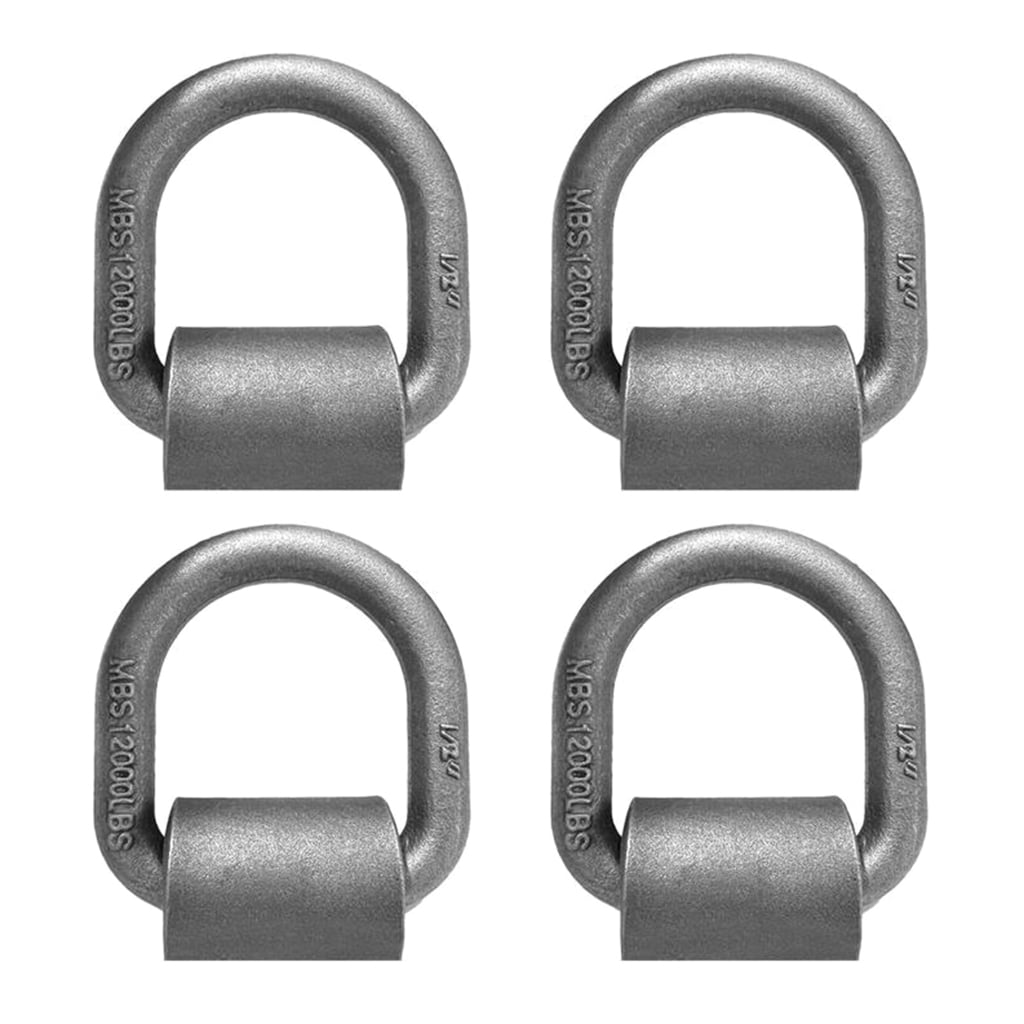 ZYHARUKO 1/2" Heavy Duty Weld On D Ring 12000Lbs Truck Trailer Tie Down ...