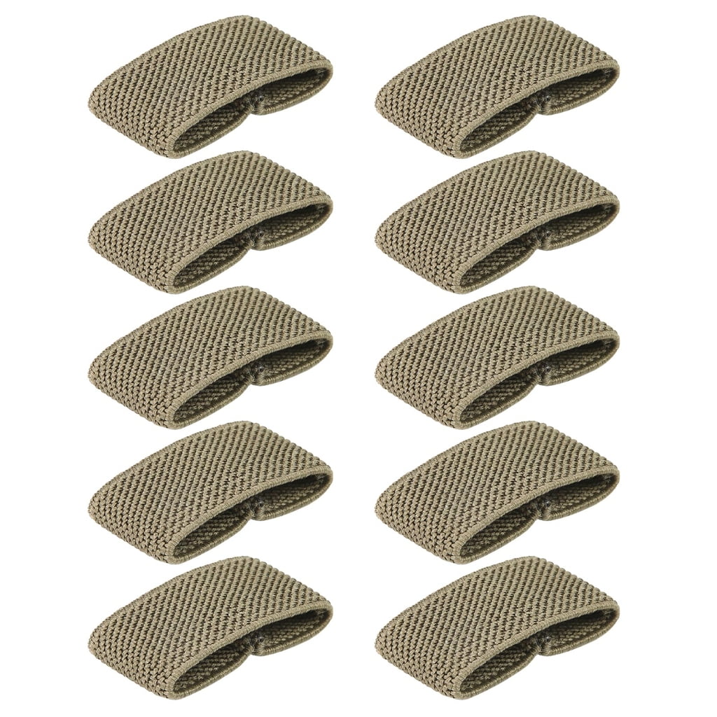 ZYHARUKO 10 Pcs Elastic Belt Loop Holder Belt Keepers Tactically Belt ...