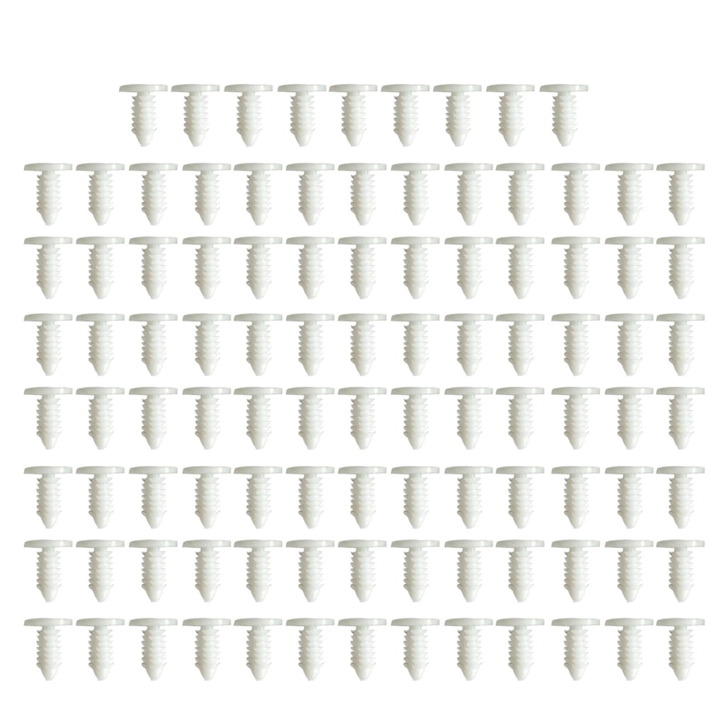 ZYHARUKO 100 Pieces Plastic Rivets Push Pins Rivet Fasteners Plastic ...