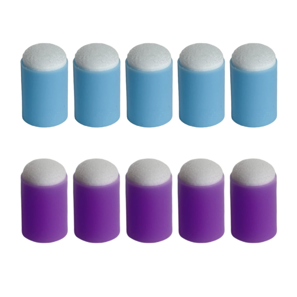 ZYHARUKO 10Pcs Finger Sponge Daubers Finger Painting Sponge Craft ...