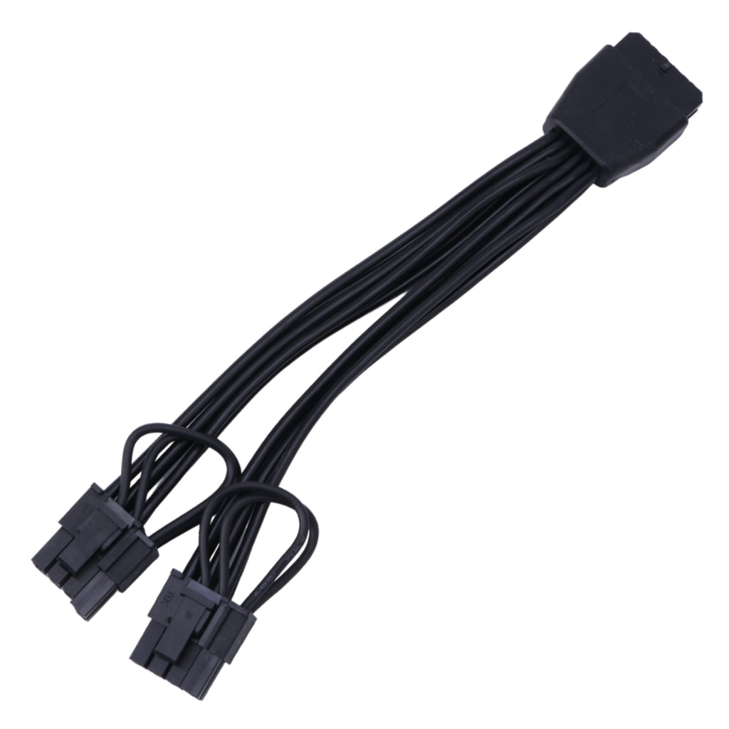 ZYHARUKO 12PIN to Two 6+2 Graphics Card Cable Adapter 12Pin Female to ...