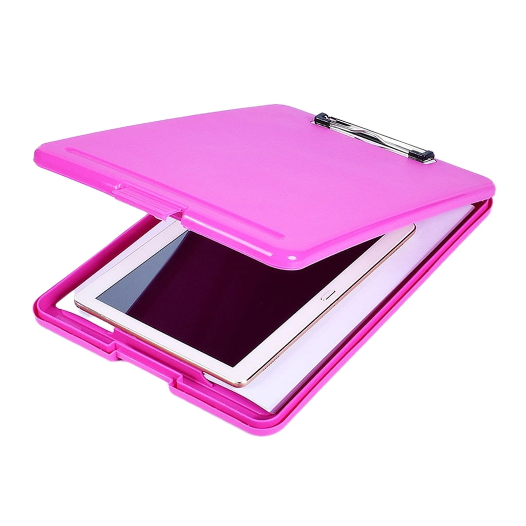 ZYHARUKO 2-in-1 Clipboard with File Storage Case Office Document ...