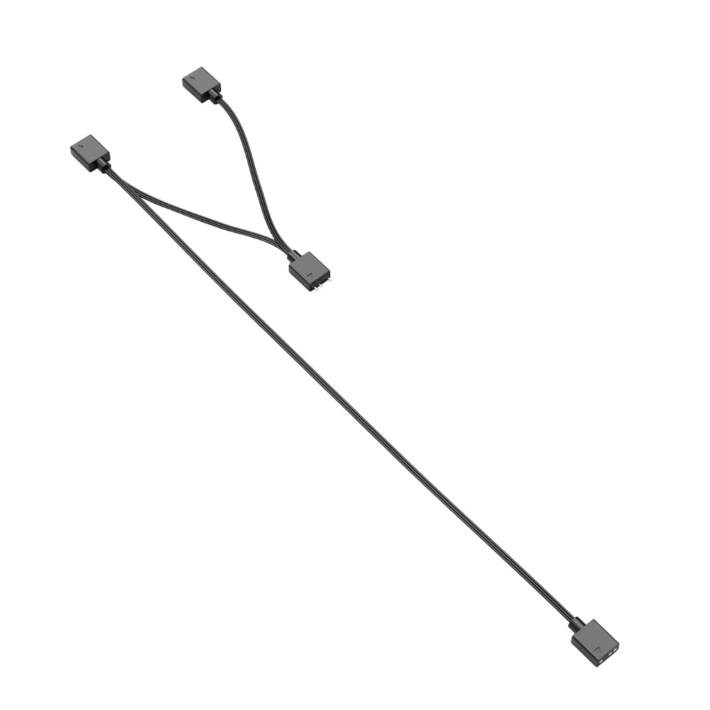 ZYHARUKO 3PIN ARGB Sync Extension Cable ARGB Splitter Cable for LED Fan ...
