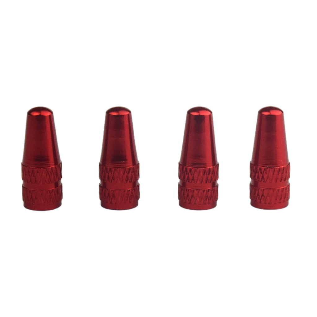 ZYHARUKO 4pcs Bike Tire Valves Stem Caps Aluminum Alloy Bike Tire Caps ...