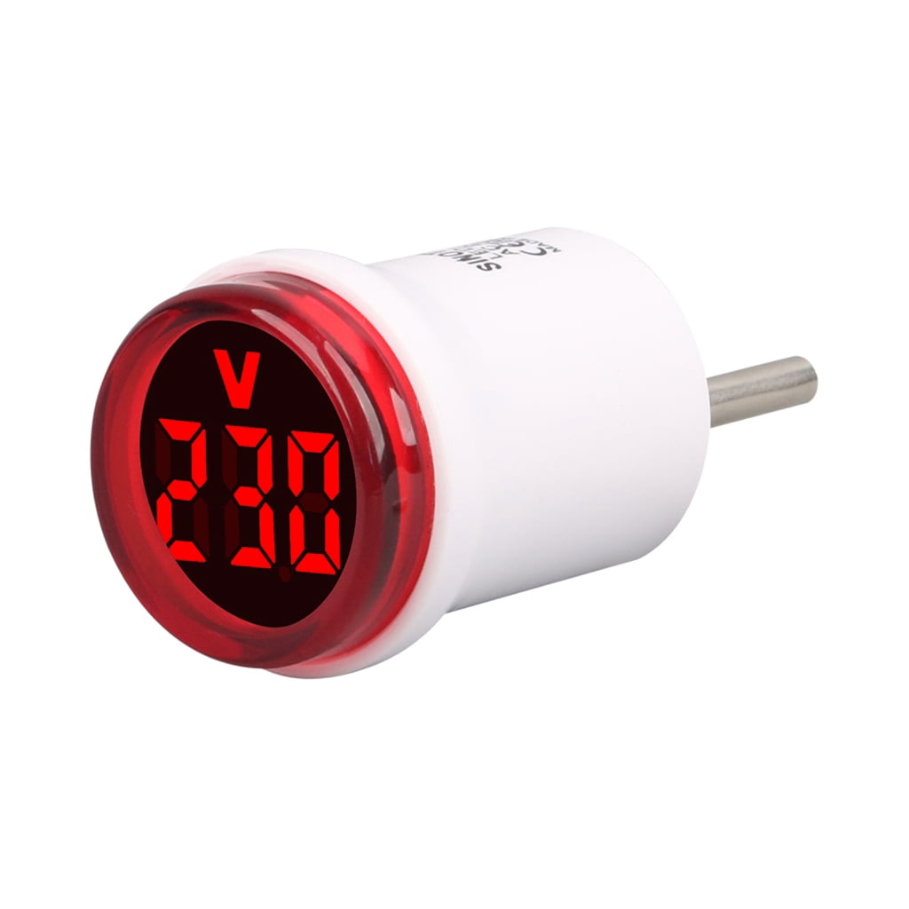 ZYHARUKO AC230V Digital voltages Meter Round voltages Tester with LED ...