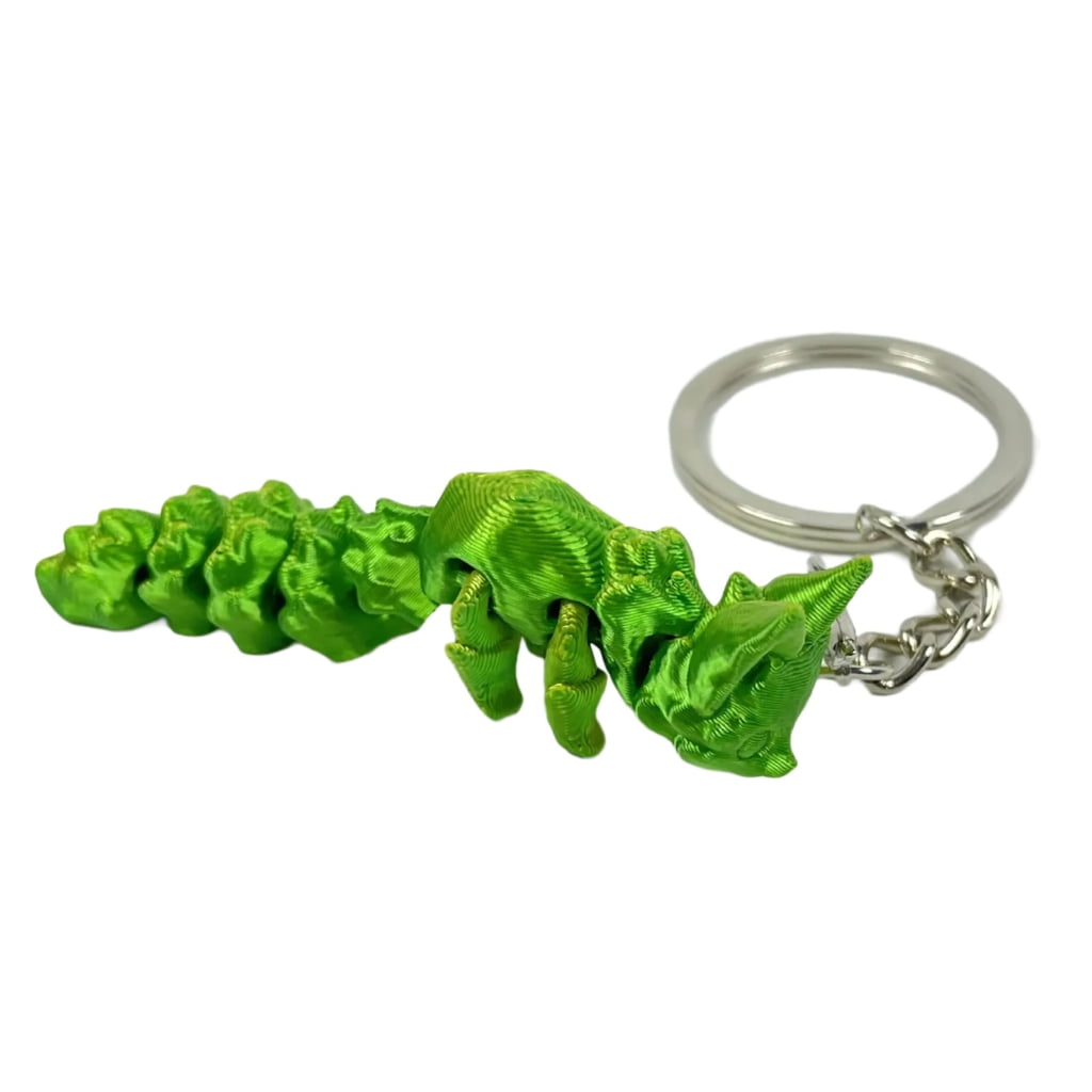 ZYHARUKO Articulated Fox Figurine Keychain, 3D Printed Multi Joint ...