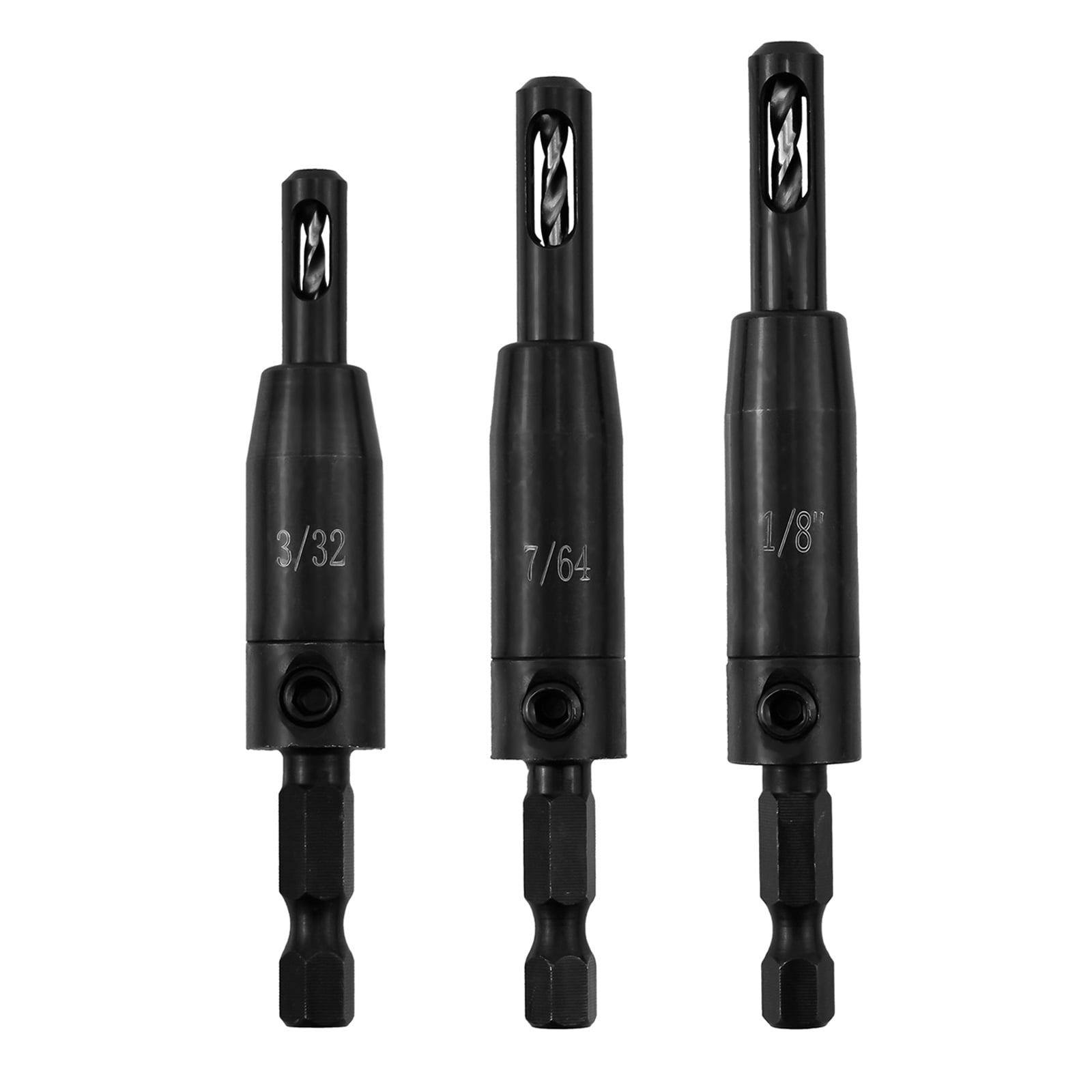 ZYHARUKO Assorted Centering Drill Bit Woodworking Centering Drill Bit ...