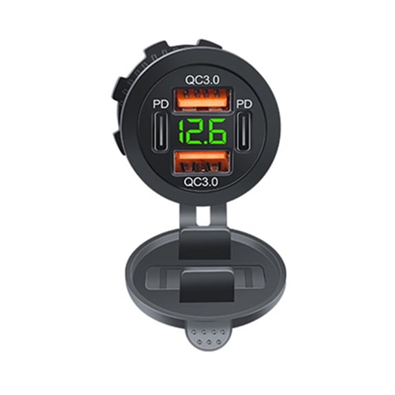 ZYHARUKO Car USB Charging Socket Outlet Double USB A+Double Outlet USB ...