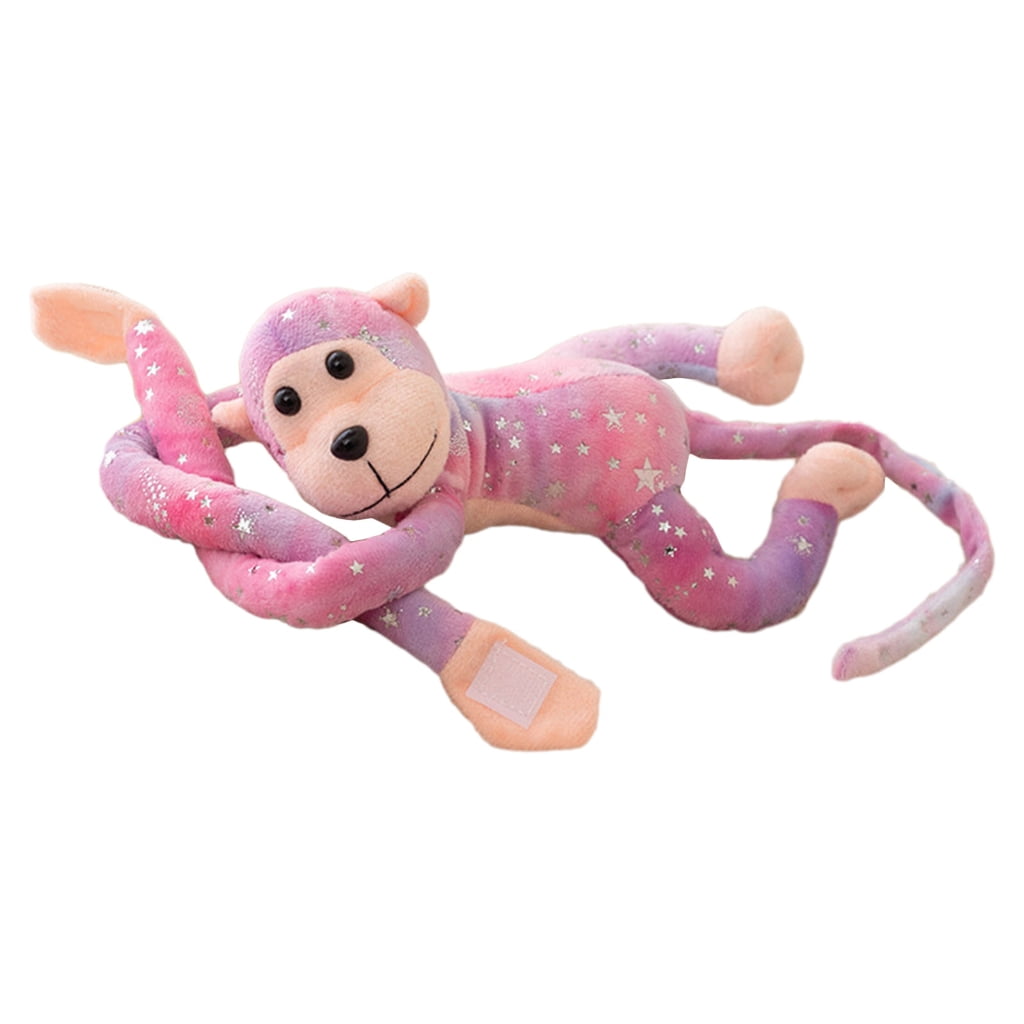 ZYHARUKO Colorful Long Arm Monkey Plush Toy Soft and Huggable Stuffed ...