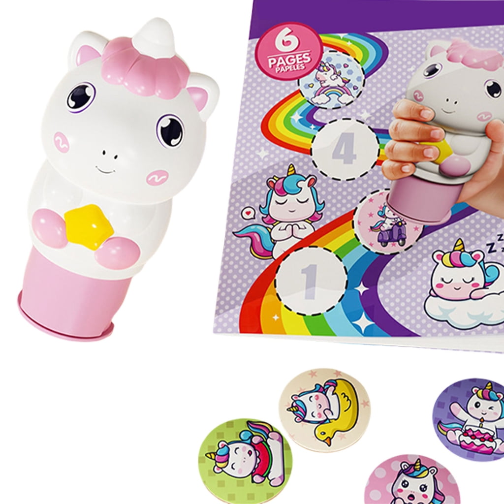 ZYHARUKO Creative Stamp Sticker Set for Kids Encourage Coordination ...